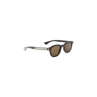 Saint Laurent Eckige Azetat-Sonnenbrille - - Accessories - Herren - Braun - ONE SIZE