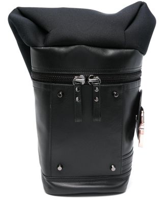 Ottolinger sac porté épaule en cuir - Noir