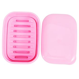 Cabilock Auslaufsichere Tragbare Reiseseifenschale Abs Kunststoff Seifenhalter F&uuml;r Reisen Camping Badezimmer Mit Deckel