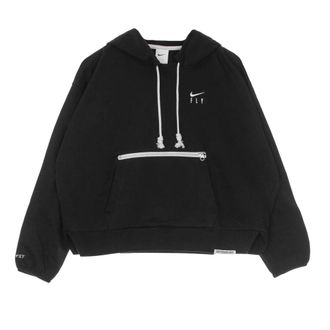 Nike Schwarzer leichter Hoodie mit Kordelzugkapuze - - Sport - Damen - Schwarzk - L