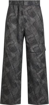 Maison Kitsun&eacute; Pantalon large imprim&eacute;