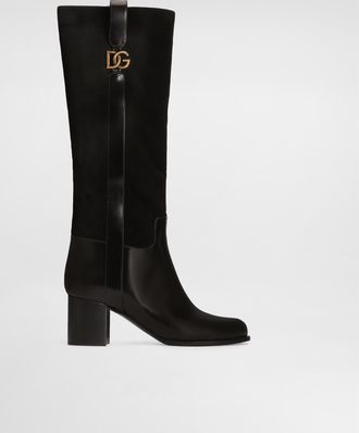 Dolce & Gabbana Cavallerizzo - Frau Stiefel Und Siefeletten Schwarz 38.5
