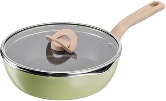 T-fal One Pick Pot, Po&ecirc;le 24cm, Po&ecirc;le polyvalente, Rev&ecirc;tement antiadh&eacute;sif r&eacute;sistant, Technologie Thermo-Signal, Vert lichen, G1748704
