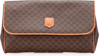 Celine Clutches - Macadam Coated Canvas Clutch - Gr. unisize - in Braun - f&uuml;r Damen