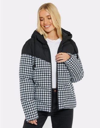 Threadbare Steppjacke THB Rummy Colourblock PaddedCoat (1-St) mit stilvollem Colourblock-Design