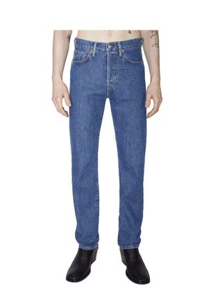 Acne Studios 1996 Trash Dark Blue Straight Leg Jeans Size 30