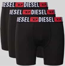 Diesel Trunks mit Logo-Stitching Modell Max im 3er-Pack