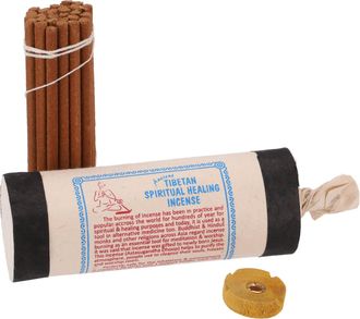 Guru Shop Tibetische Nat&uuml;rliche R&auml;ucherst&auml;bchen - Tibetan Spiritual Healing, 12x4x4 cm
