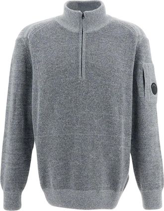C.P. Company C.p. Company - Pull &agrave; col roul&eacute; - Homme - Pulls - Gris - Taille: M