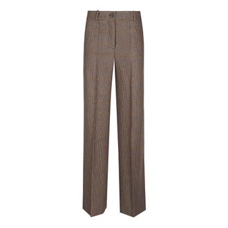 P.A.R.O.S.H. Riley Wide Leg Pant - - Trousers - Damen - Braun - M