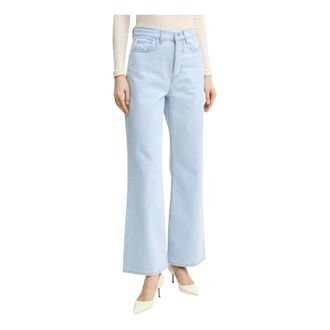 2nd Day Flossan Gerades Jeans - - Trousers - Damen - Blau - W27