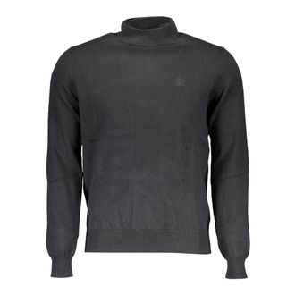 North Sails Eleganter Rollkragenpullover mit Stickerei - - Knitwear - Herren - Schwarzk - 2XL