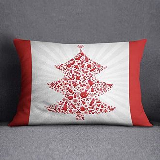 Questo Casa Dekorativer Kissenbezug, Kissenbezug, Heimdekoration, für Sofa, Café, Größe: 35 x 50 cm, entworfen und hergestellt in der Türkiye