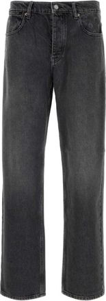 Marine Serre Homme, Jeans, Gris, Taille: L Moon Denim Cotton Jeans
