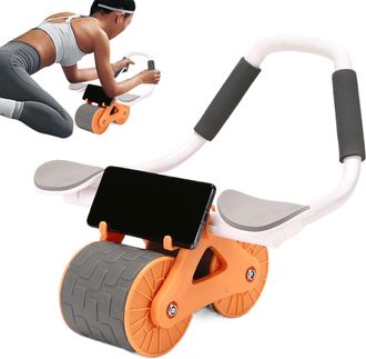 Generico AB-Rollenrad, AB Trainer - Abnehmbares ABS-Trainingsger&auml;t | Tragbare Sliders f&uuml;r Training, Bauchmuskeltrainer f&uuml;r Zuhause, Fitnessstudio, Studio