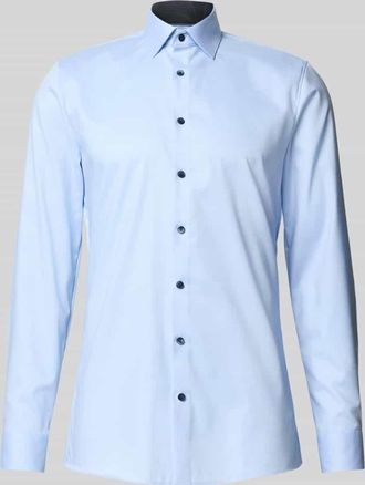 Olymp No. 6 Super Slim Fit Business-Hemd mit Kentkragen