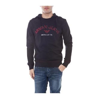 Armani Jeans Kapuzenpullover - - Sweatshirts & Hoodies - Herren - Blau - XL