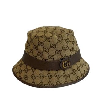 Gucci unisex, Pre-owned, Beige, Taille: ONE Size Chapeau en toile Pre-owned