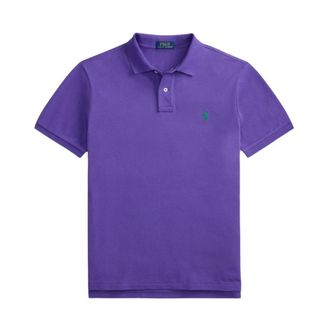 Polo Ralph Lauren Homme, Tops, Violet, Taille: S Polo en Piqu&eacute; de Coton