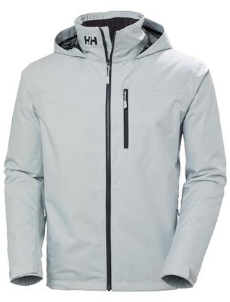 Helly Hansen Crew Hooded Midlayer Jacket 2 Veste, Gris Brouillard 2.0, 5XL Homme