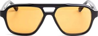 Retro Superfuture unisex, Accessoires, Noir, Taille: 56 MM Lunettes de soleil Maneval