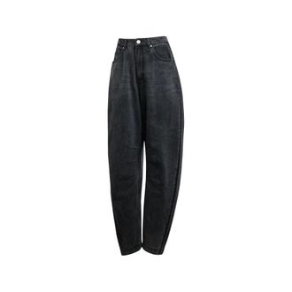 adidas Femme, Jeans, Noir, Taille: W27 Adilenium Banana Fitted Washed Denim Pants