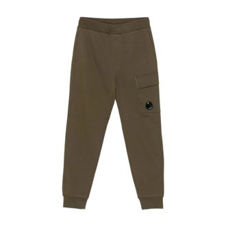 C.P. Company C.p. Company, Homme, Pantalons, Vert, Taille: XS Pantalon de jogging &agrave; verre de lunettes signature