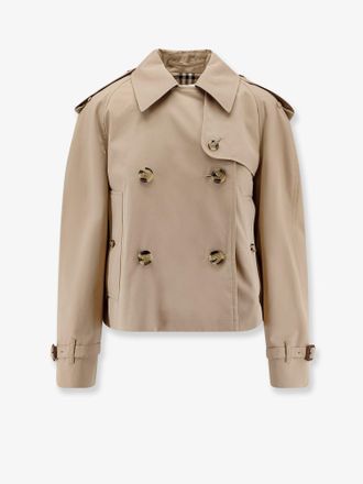 Burberry Haltye organic cotton waterproof jacket - BURBERRY - gender_Woman