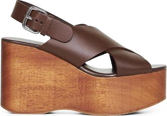 Max Mara Femme, Chaussures, Brun, Taille: 40 EU Wkaangio Sandales