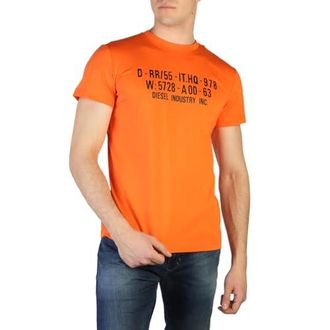 Diesel Hommes T Diego S2 T Shirt Orange S