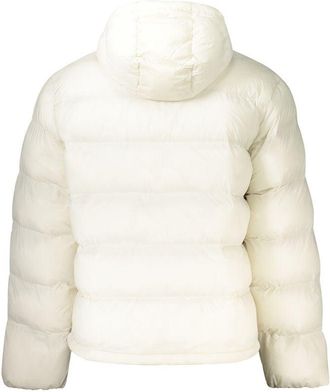 Calvin Klein Quilted with Removable Hood Down Jacket - White