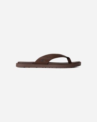 UGG Seaside II Flip f&uuml;r Herren in Brown, Gr&ouml;&szlig;e Leder/Wildleder