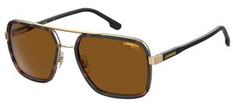 Carrera 256/S Gold/Brown 58/18/140 Herren Sonnenbrillen