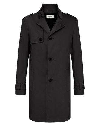 Drykorn Trenchcoat mit kurzem Revers und Stretchanteil in
