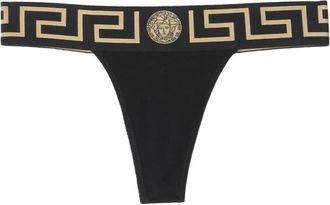 Versace Femme, Sous-v&ecirc;tements, Noir, Taille: 44 FR Bottoms
