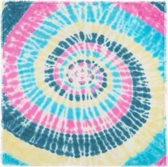 Kujten Grand bandana cachemire tie & dye - Grand Bandana Hachiko Sunny