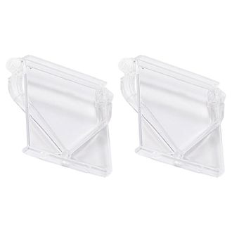 Artibetter 2 St&uuml;ck Transparenter Verstellbarer Bildschirm ablagehalter ohne Bohren Platzsparendes Tv top Regal f&uuml;r Router Fernbedienung und Medienger&auml;te Einfache