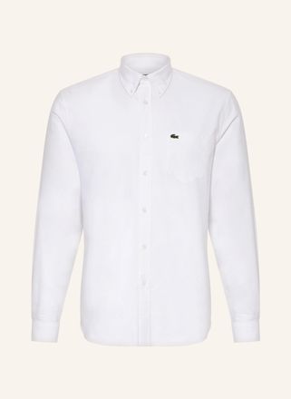 Lacoste Oxfordhemd Regular Fit weiss