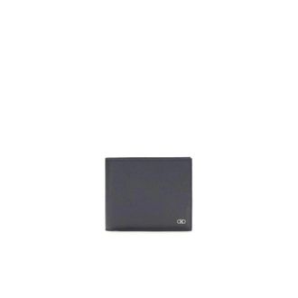 Ferragamo Gancini Bi-Fold Geldb&ouml;rse - - Accessories - Herren - Blau - ONE SIZE