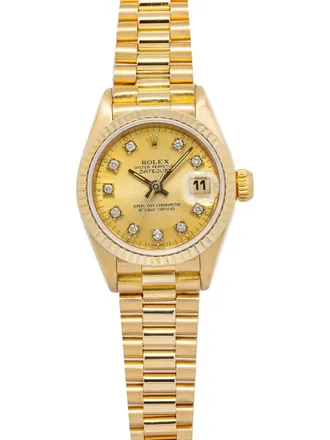 Rolex montre Datejust 26 mm pre-owned - Or