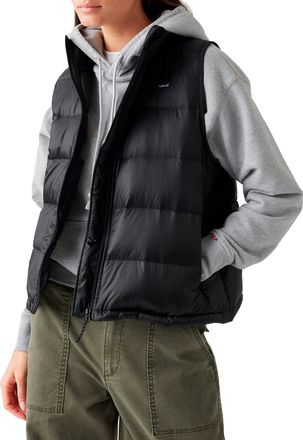 Levi's Damen Polly Packable Vest Weste, Caviar, XS