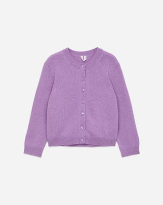 Arket Strickjacke Aus Wolle -Lila