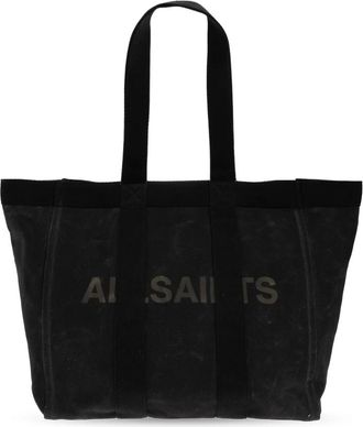 AllSaints Homme, Sacs, Noir, Taille: ONE Size Layo Spacious Canvas Tote Bag