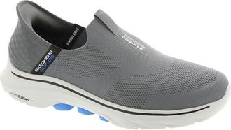 Skechers Baskets Go Walk 7 Easy on 2 pour Homme, Textile synth&eacute;tique Charbon et Bleu, 47 EU