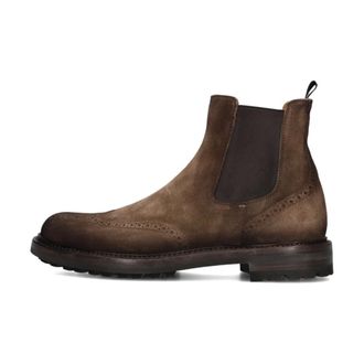 Officine Creative Braune Chelsea Boots Bristol Stil - - Shoes - Herren - Braun - 42 1/2 EU