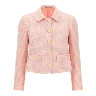 Tagliatore Femme, Vestes, Rose, Taille: 40 FR Idelle Cropped Blazer