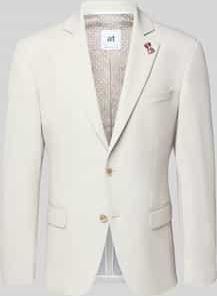 Atelier Torino Slim Fit 2-Knopf-Sakko mit Pattentaschen