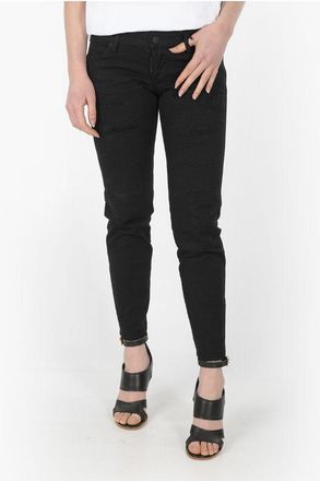 Dsquared2 Distressed Denim 5-Pocket Jeans BLACK BULL size 38