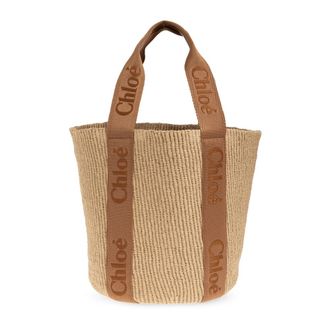 Chlo&eacute; Woody Large Shopper-Tasche - - Bags - Damen - Beige - ONE SIZE