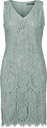 Vera Mont Damen Cocktailkleid mit Spitze 38, Silky Mint